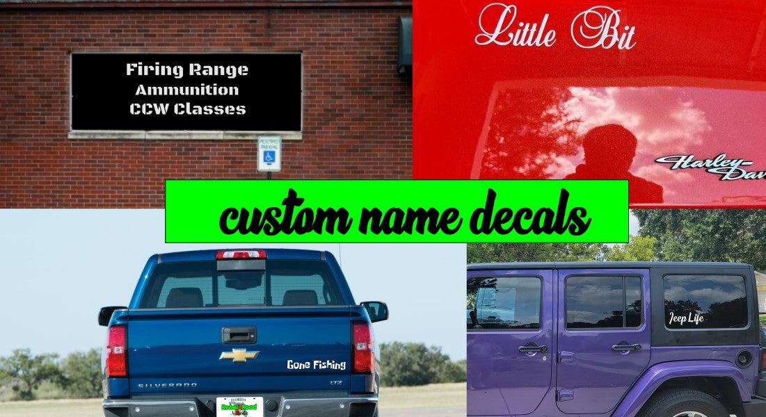 Create your custom name – Rebel Road Authentic