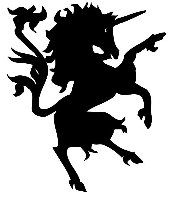 Mythical Unicorn Vinyl Decal – Rebel Road Authentic