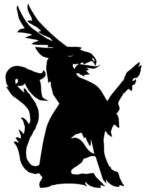 Heraldry Griffin Vinyl Decal – Rebel Road Authentic
