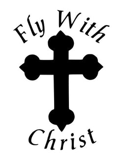 Fly with Christ Vinyl Decal – Soar in Faith & Strength – Rebel Road ...