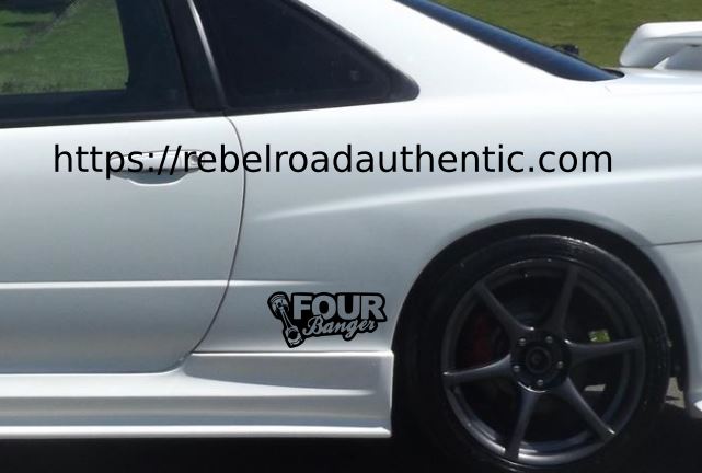 Four Banger vinyl decal – Rebel Road Authentic