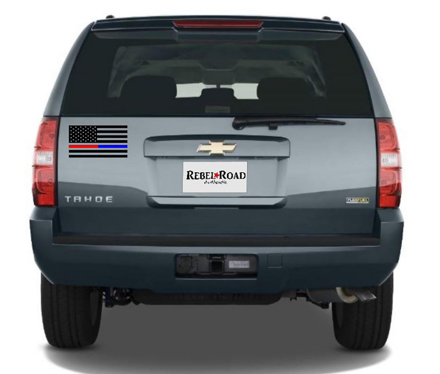 Thin Red / Blue Line Vinyl Decal – Rebel Road Authentic