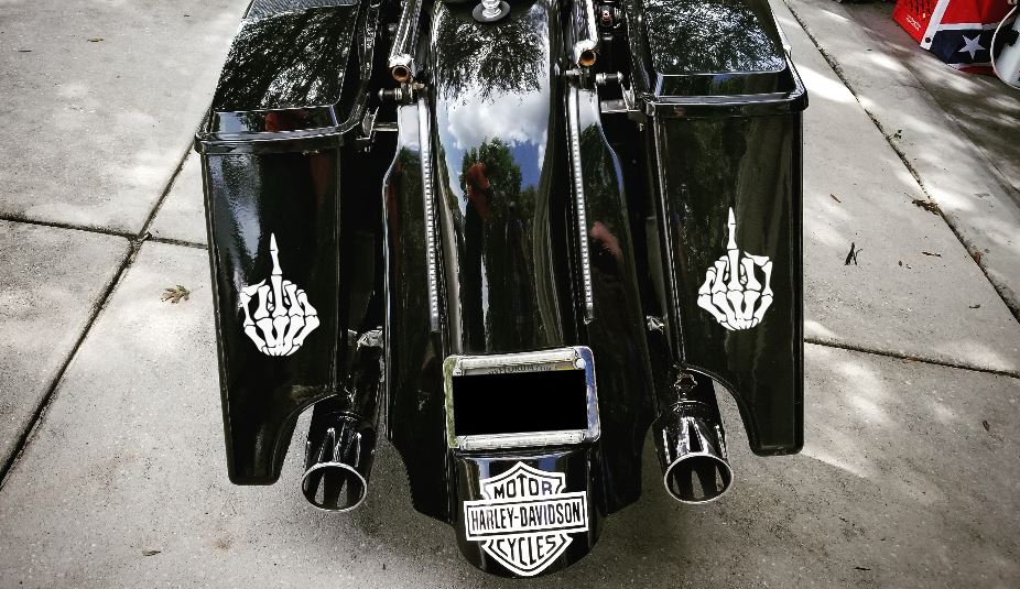 Custom motorcycle & helmet decals – Rebel Road Authentic